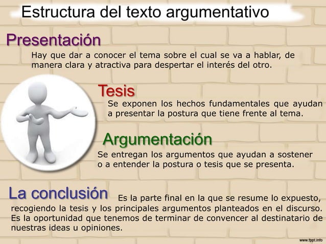 Presentacion argumentacion | PPSX