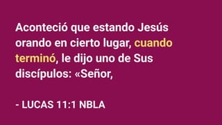 🛐 [Presentación] Buscando a Jesús en oración | Marcos 1:35-39 | PDF