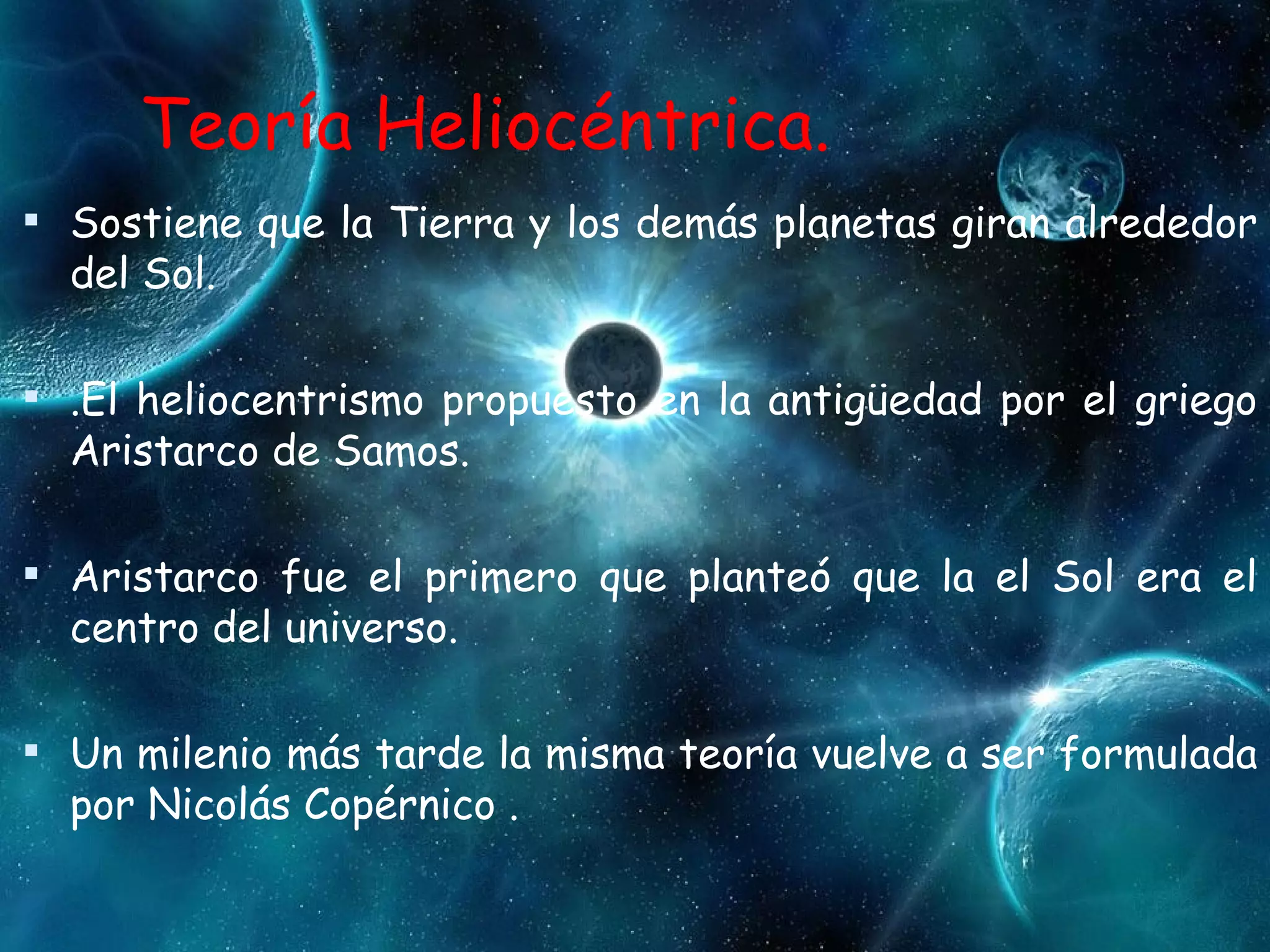 Presentacion Copernico 2003 | PPT | Space and Astronomy | Science