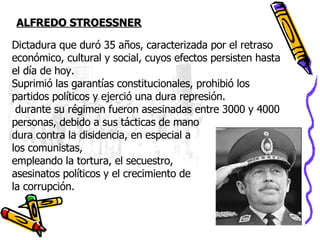 Latinoamerica: dictaduras, populismo y republicanismo | PPT