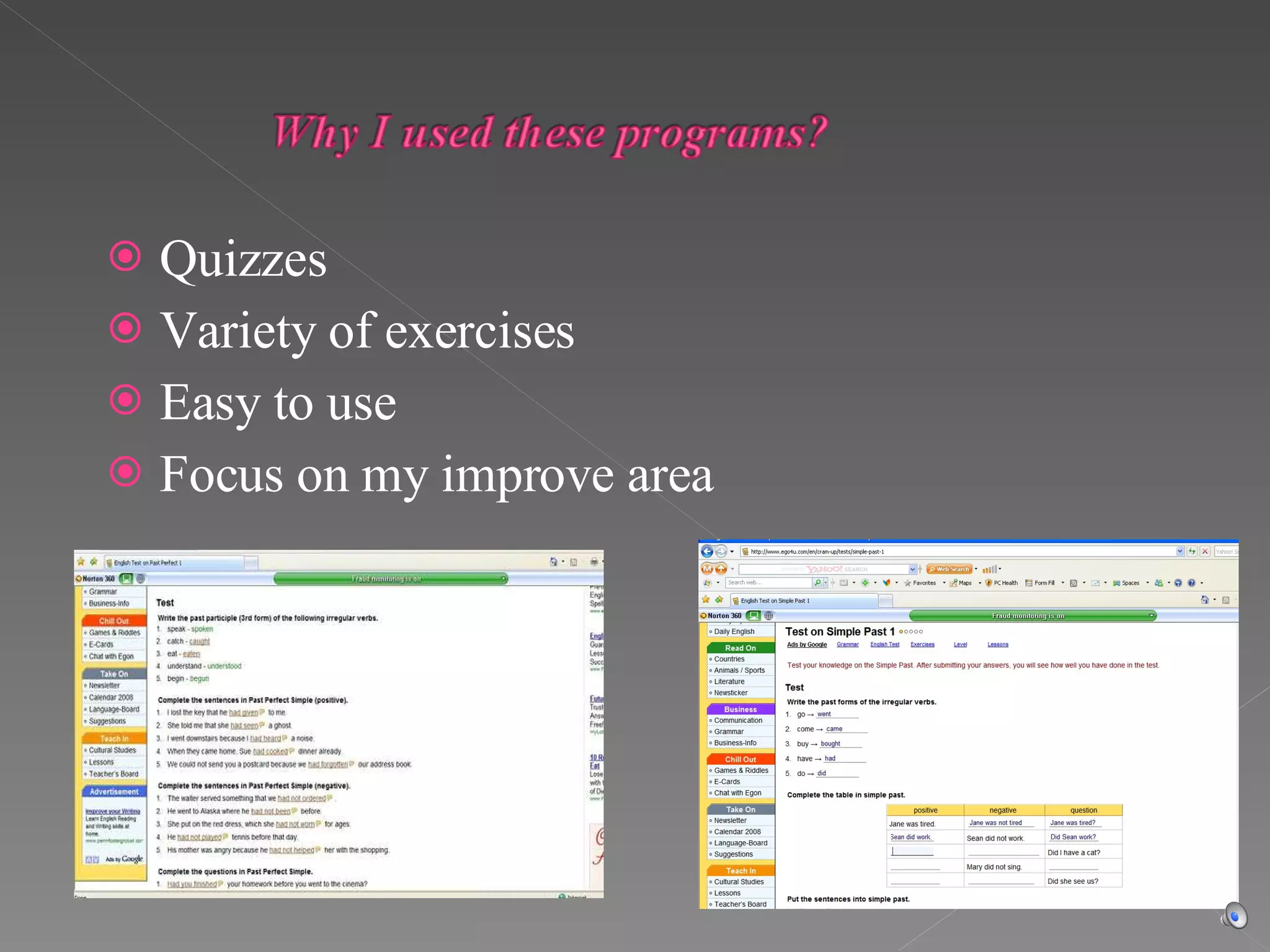 My Learning Experience | PPT