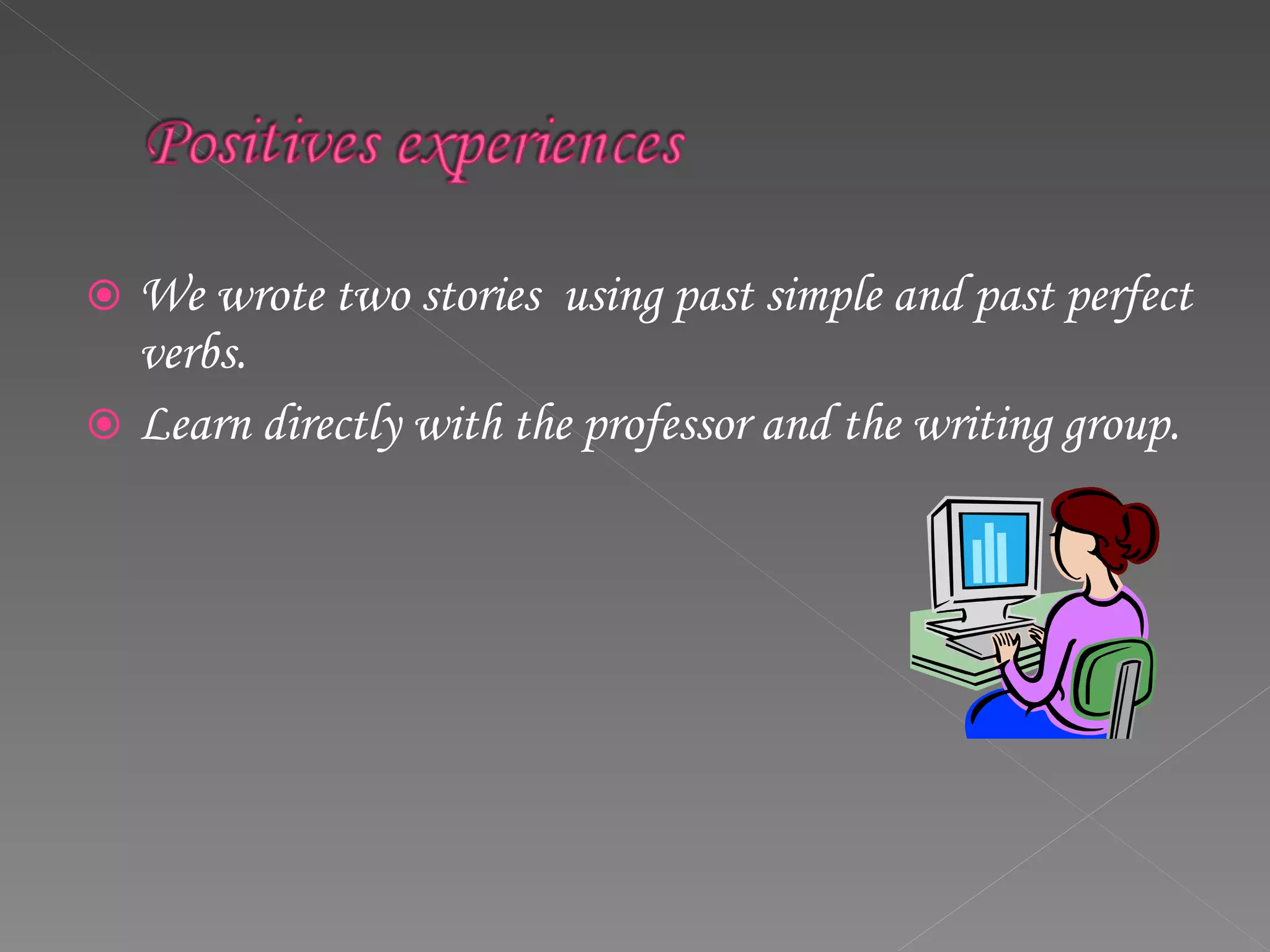 My Learning Experience | PPT