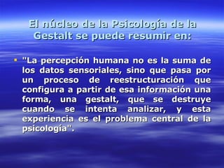 Presentacion Gestalt | PPT