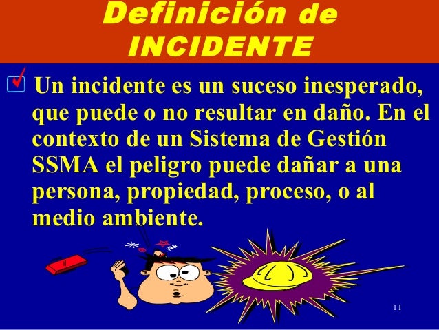 Concepto De Incidente , Diferencia entre accidente e incidente: qué son ...