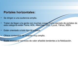 Presentacion Portales Verticales Y Horizontales Grupo 2 | PPT ...