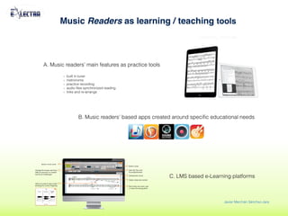 Digital Schola; Music readers as learning / teaching tools | PPT