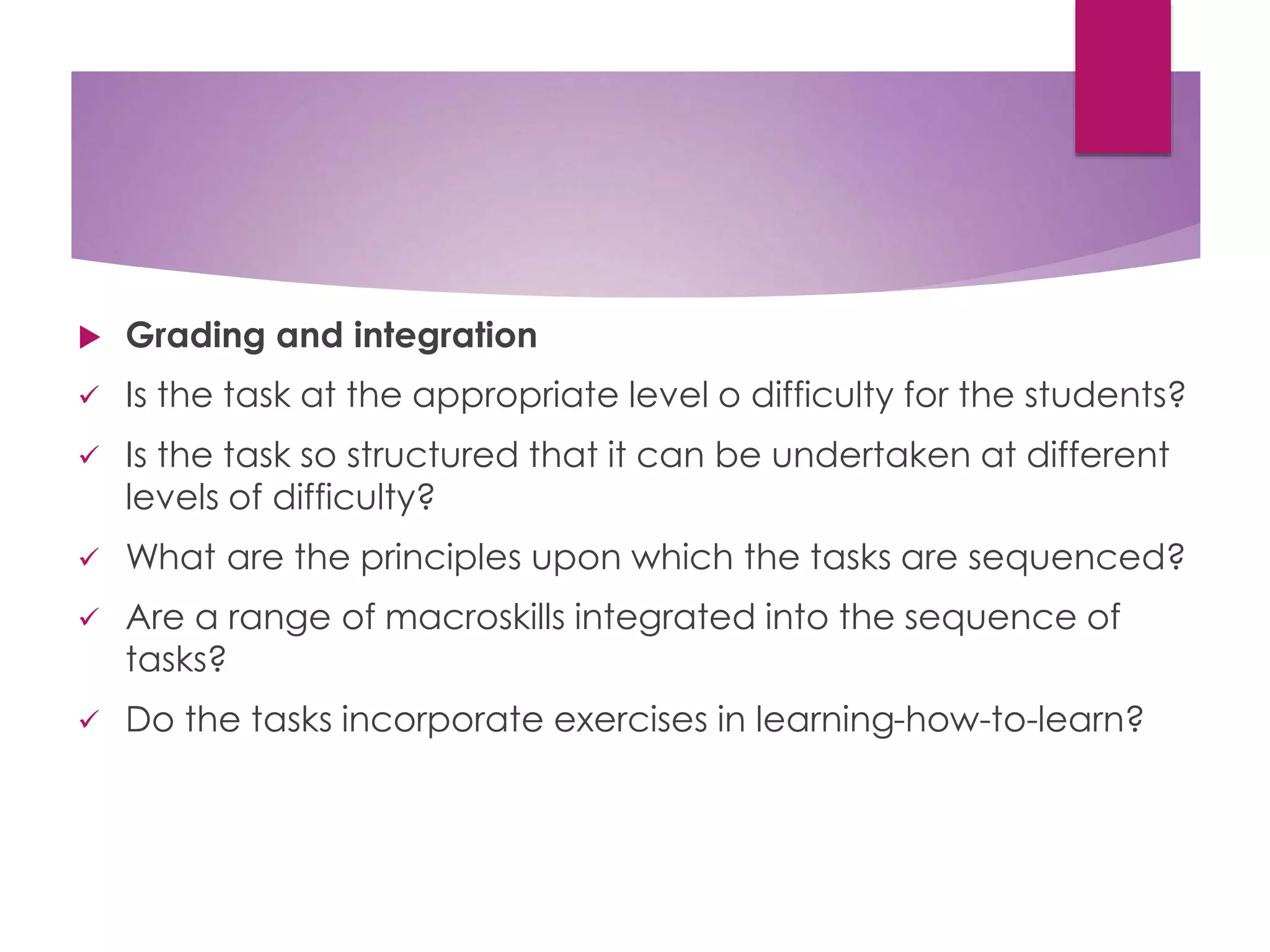 Task-Based Assessment | PPTX