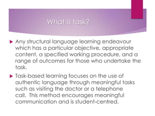 Task-Based Assessment | PPTX