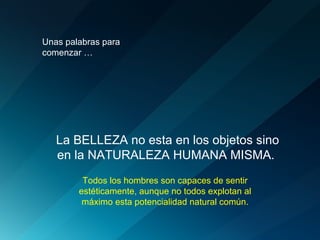 Presentacion Teoria Estetica | PPT