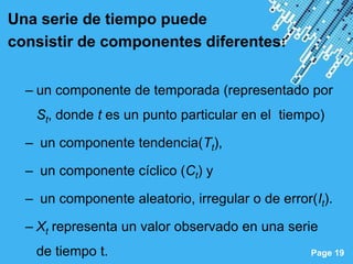Series de Tiempo | PPTX