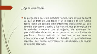 La Sinéctica | PPTX