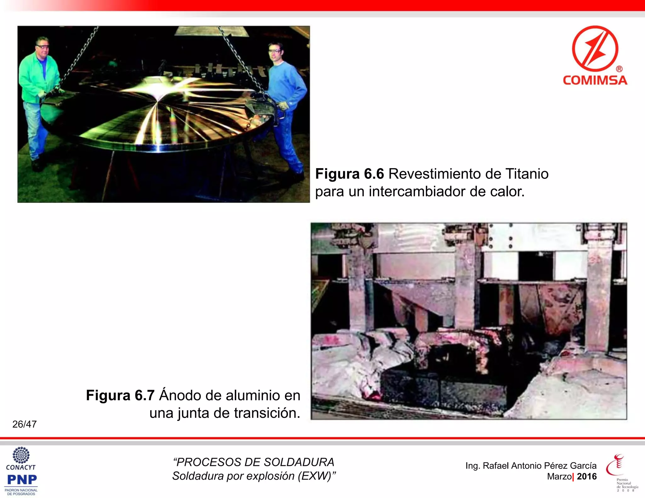 Soldadura por Explosión (EXW) Explosion Welding | PPT