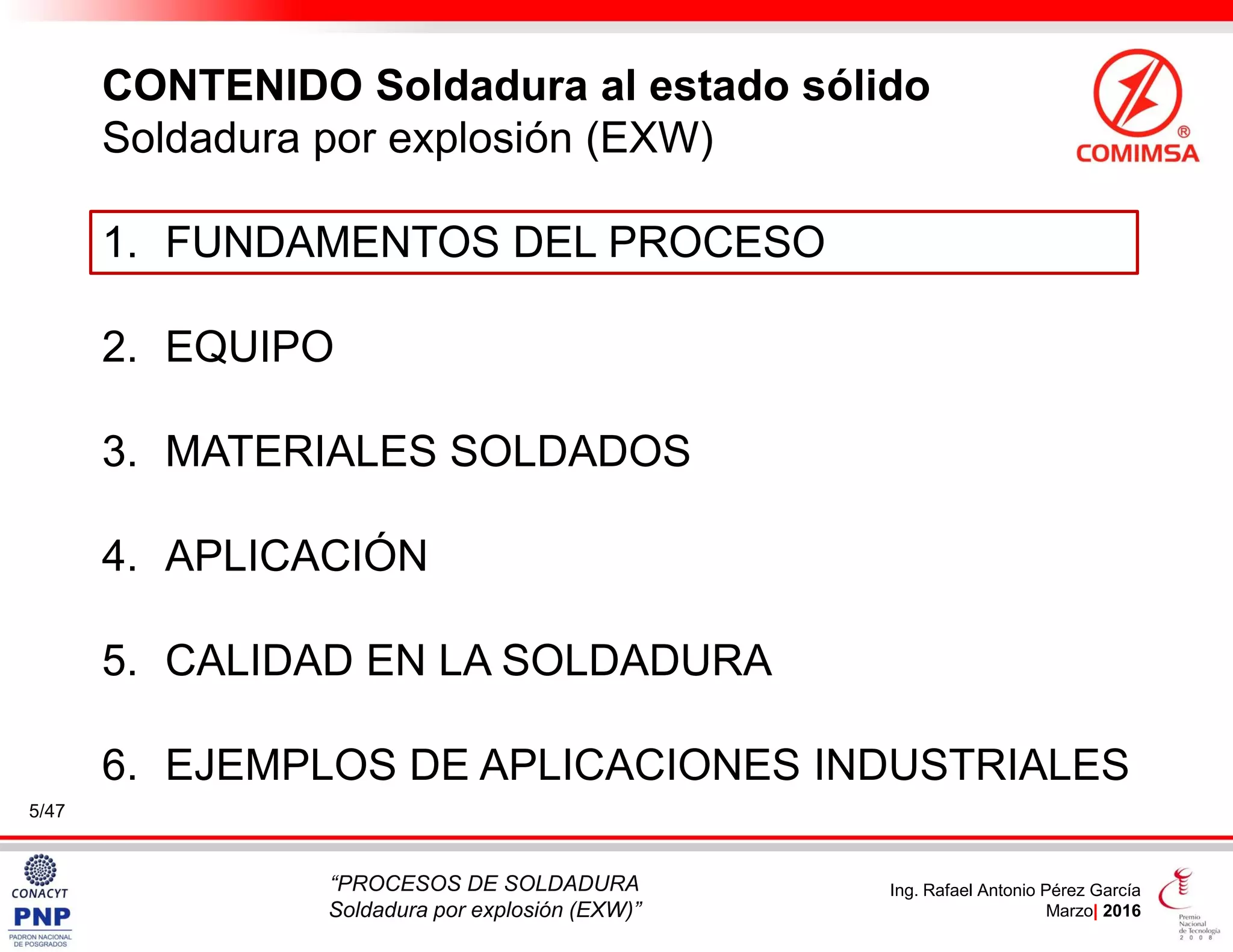 Soldadura por Explosión (EXW) Explosion Welding | PDF