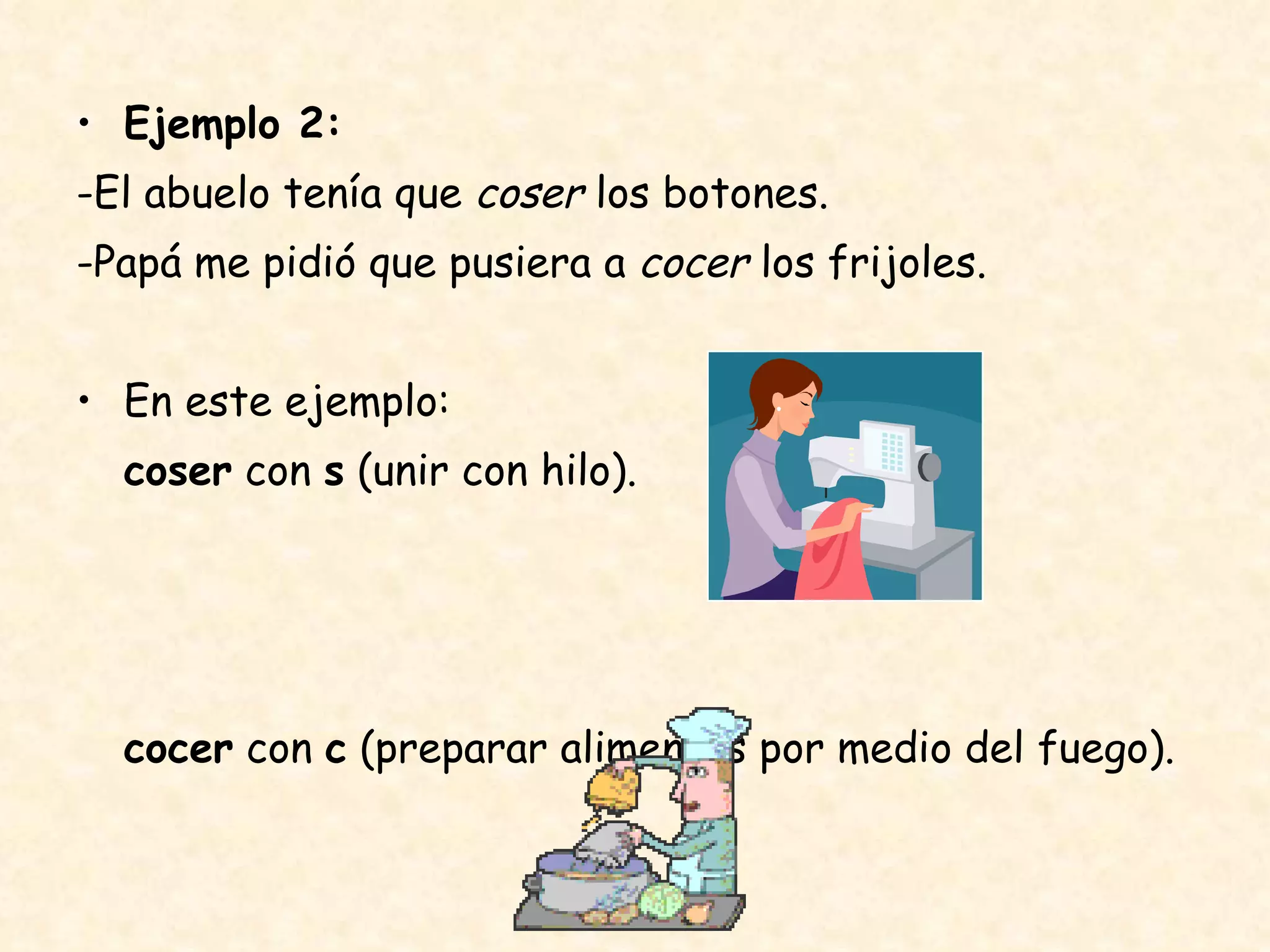 Palabras homófonas y el uso de la C,S y Z | PPT