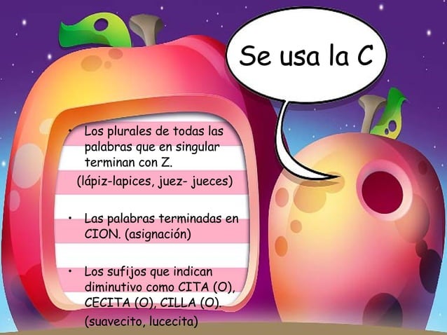 Palabras homófonas y el uso de la C,S y Z | PPT