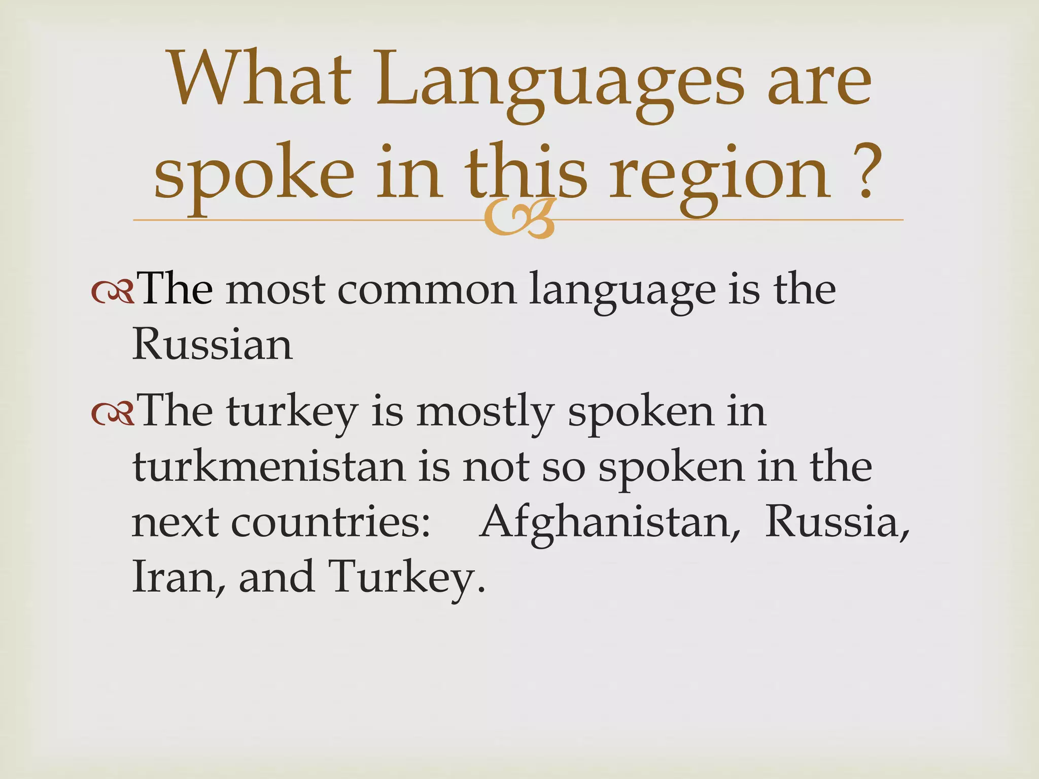 Social Studies - Central Asia's Culture | PPTX