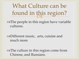 Social Studies - Central Asia's Culture | PPTX