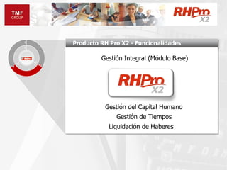 RH Pro y TMF - Software de RRHH | PDF