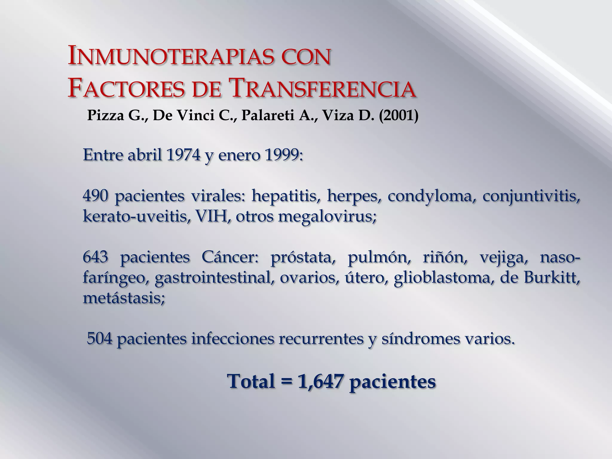 Factores de Transferencia - Dr Bóssolo | PPTX