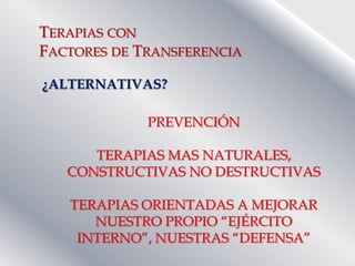 Factores de Transferencia - Dr Bóssolo | PPTX