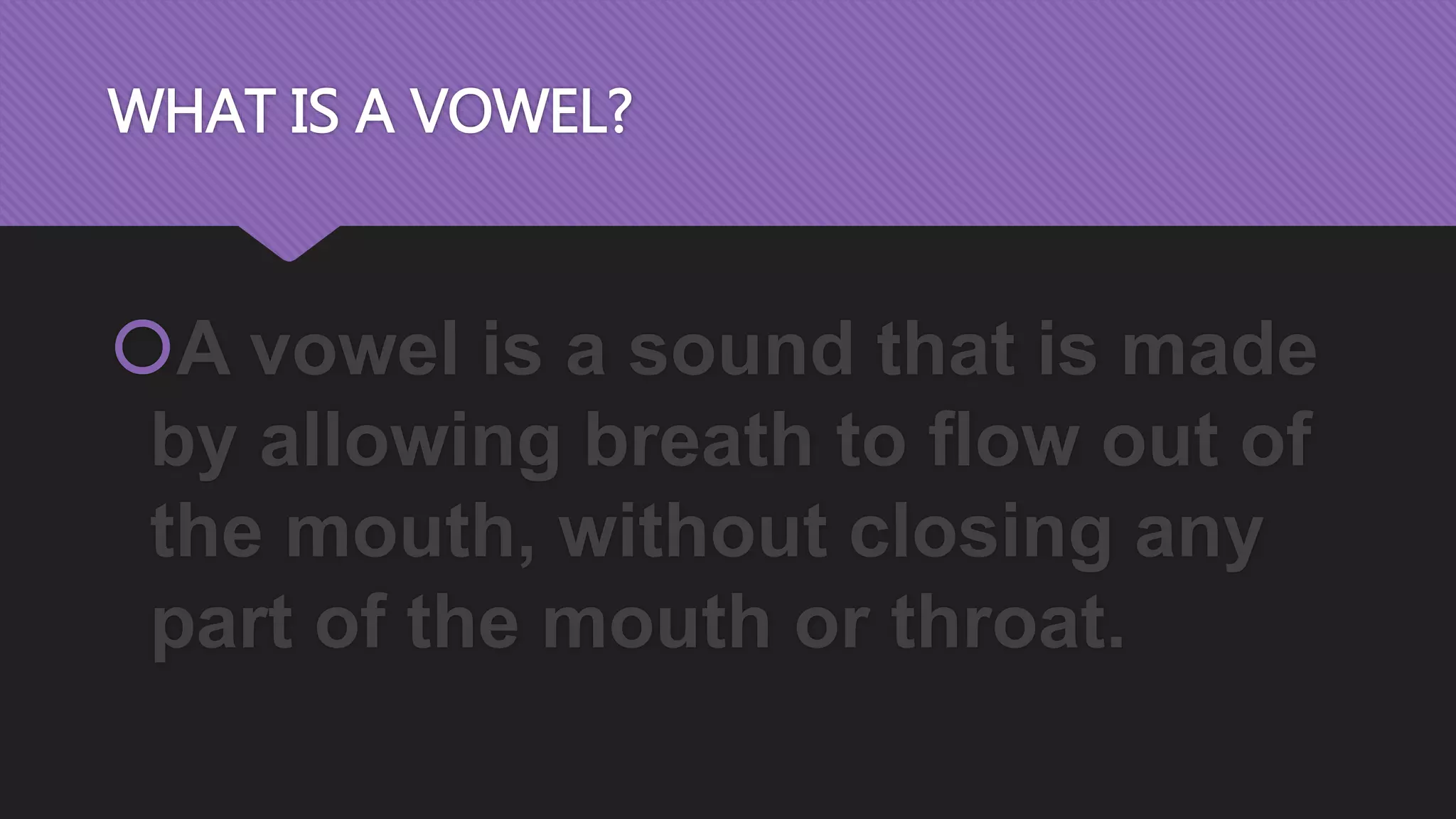 vowels | PPTX