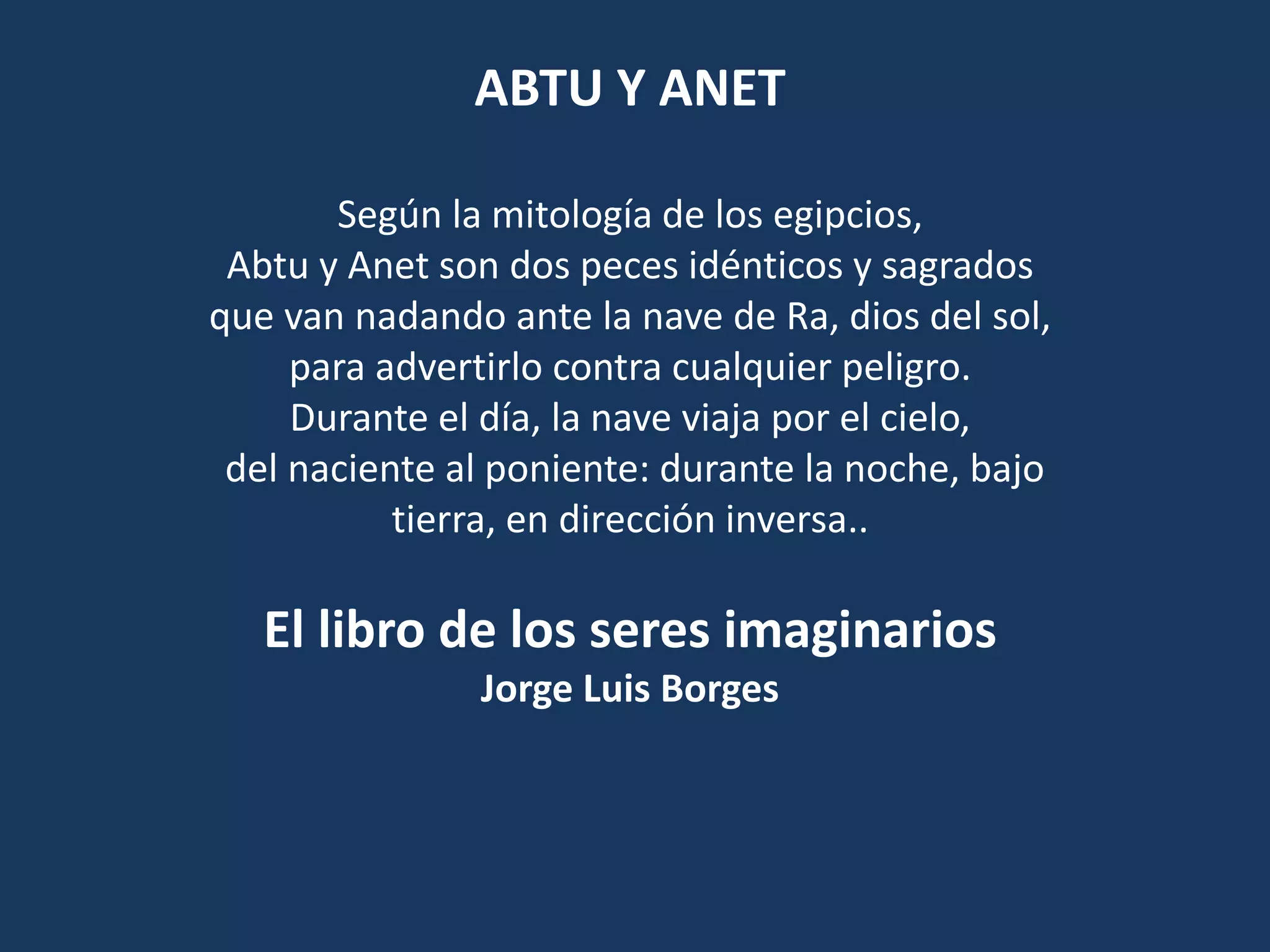 Abtu y Anet | PPTX