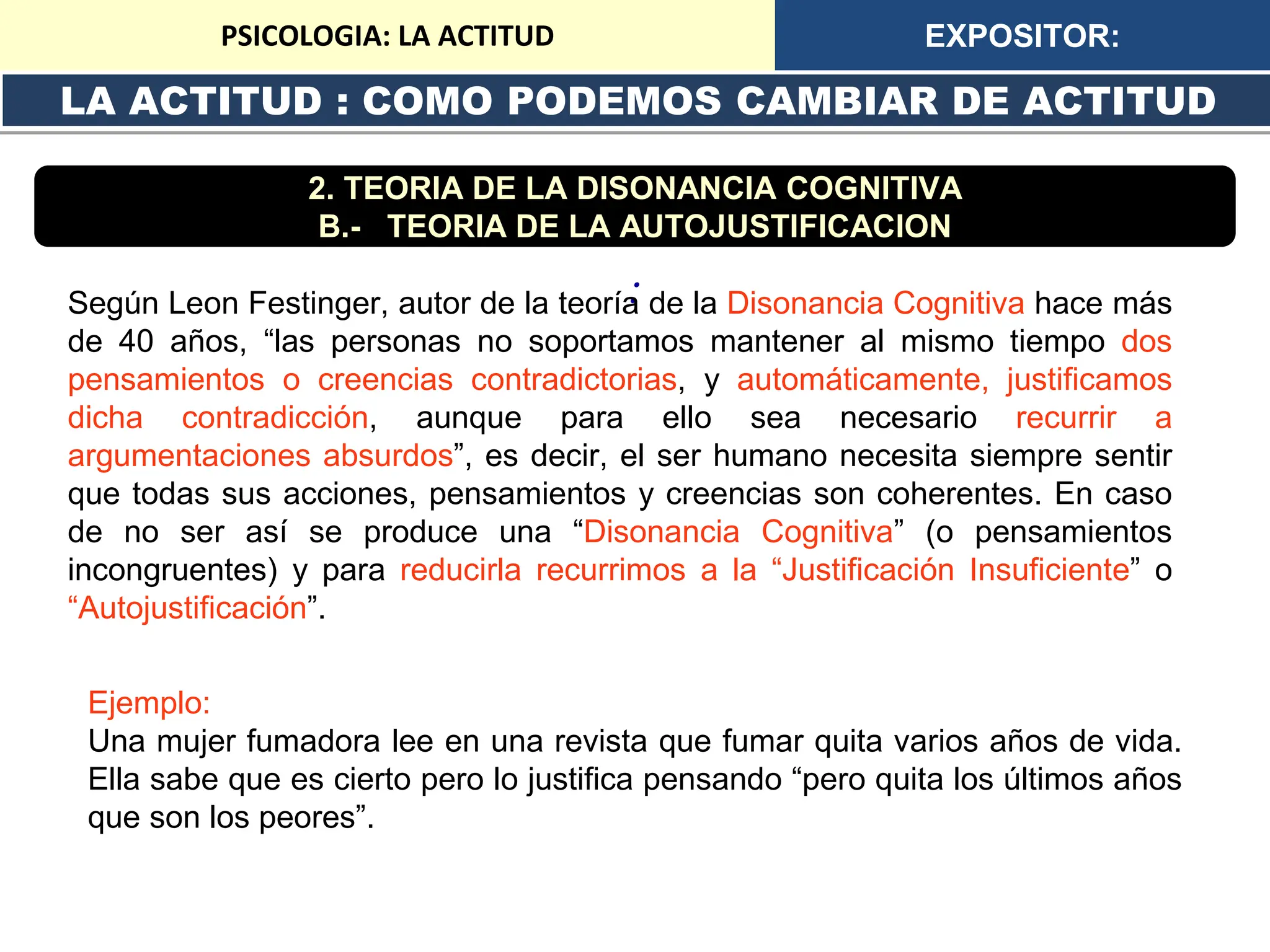 presenttacion de las actitudes y comportamiento ppt | PPT
