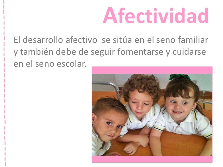 Afectividad en preescolar