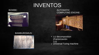 Presentación Alan Turing | PDF