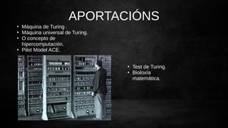Presentación Alan Turing | PDF