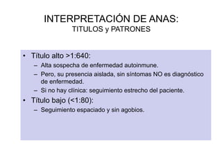 Anticuerpos antinucleares, ANA | PDF