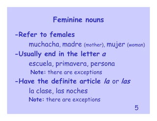 Gender, articles, plural forms | PDF