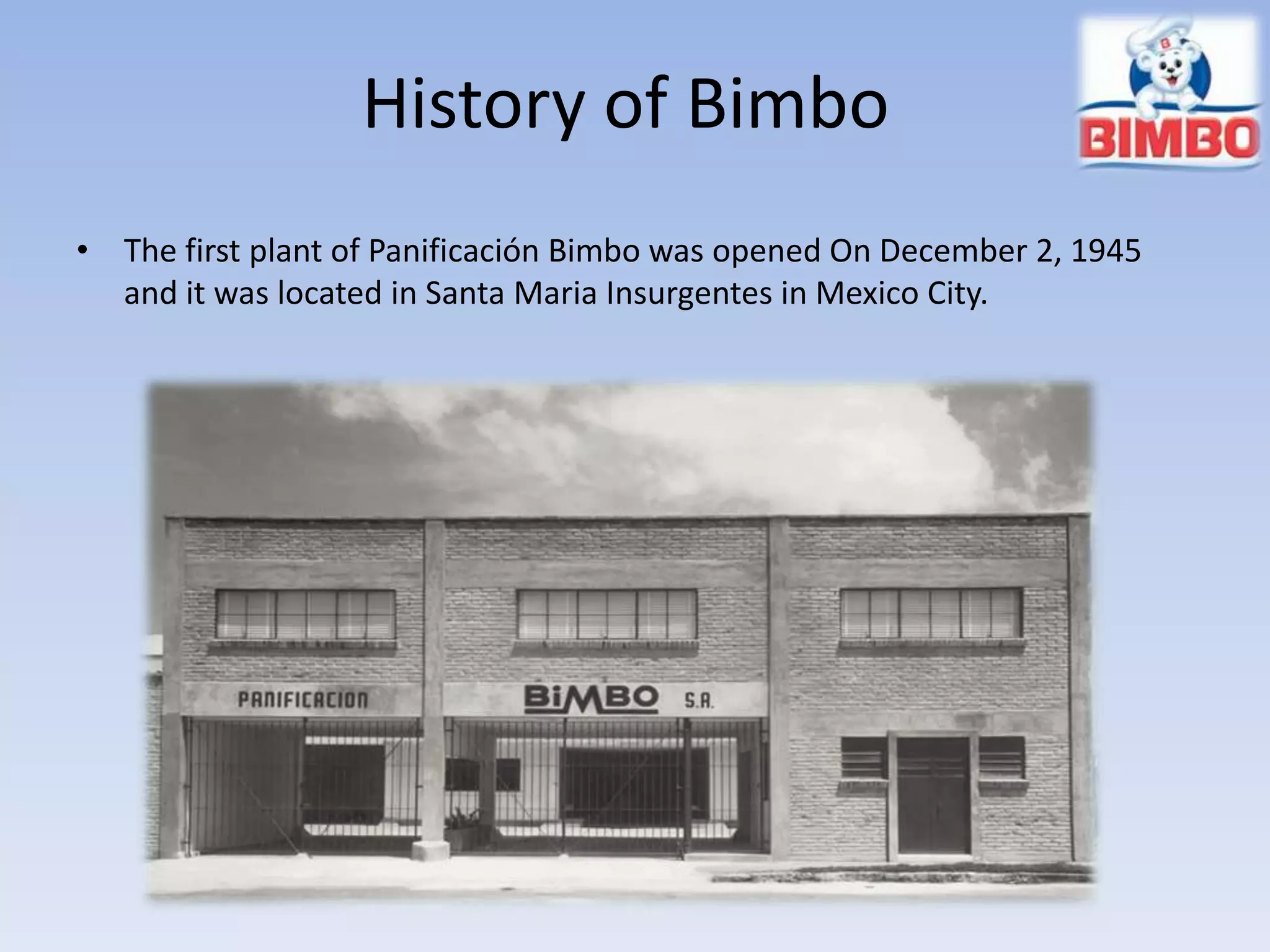 Presentacion bimbo | PPT