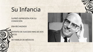 Biografía personal de Michel Foucault. Filósofo, escritor. | PPTX
