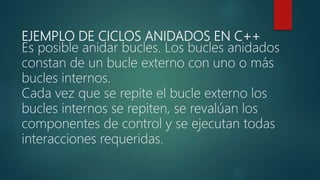 Presentacion bucle | PPTX
