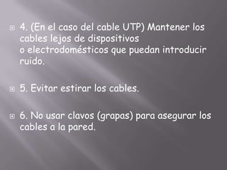 Presentacion cable utp o stp | PPTX
