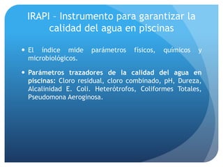 Presentación calidad del agua | PPTX