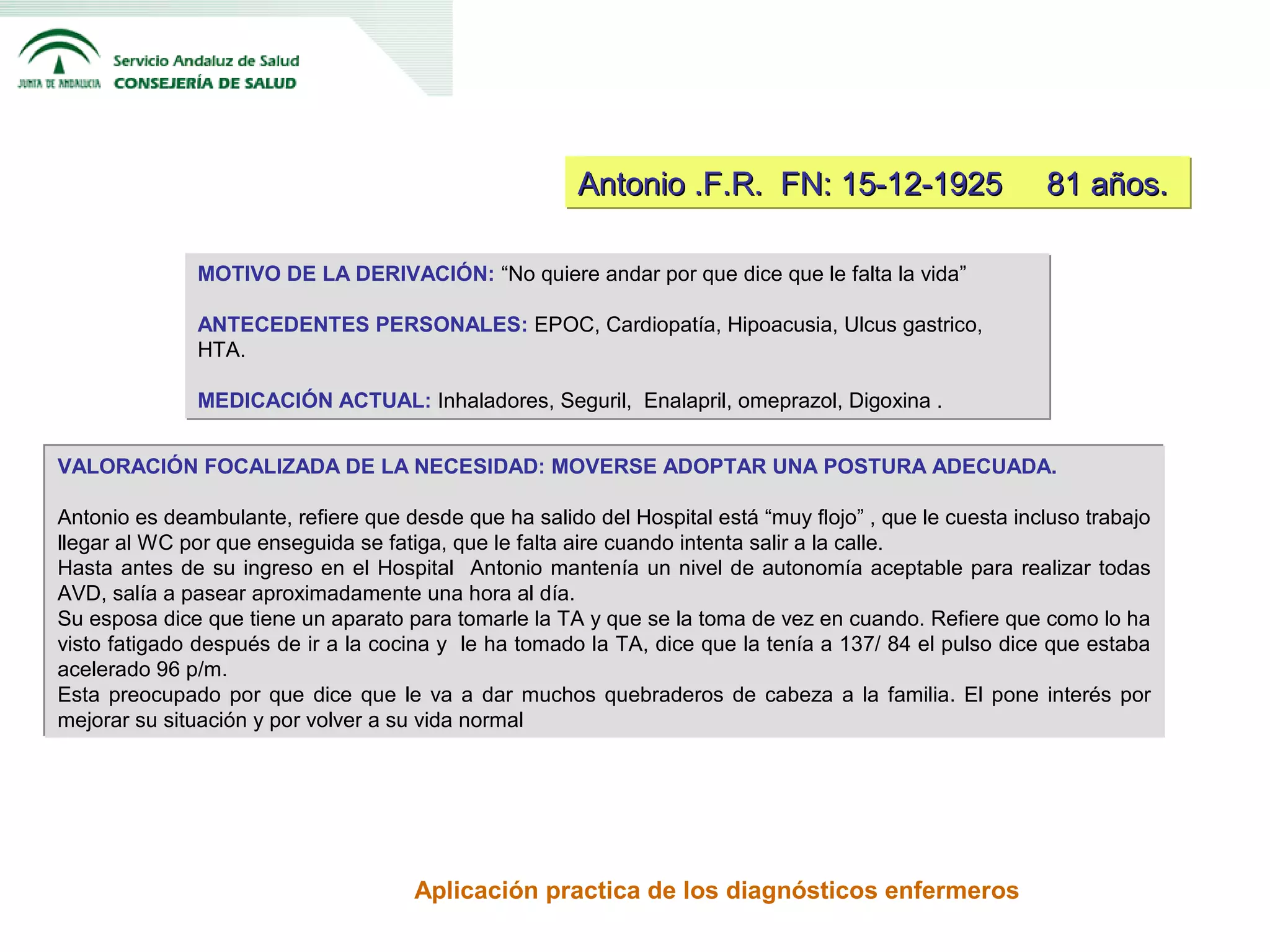 Presentacion Caso Clinico Movilidad | PPT | Physical Therapy | Wellness