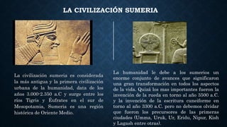 Cultura, Historia Y Ubicación De La Antigua Civilización Sumeria – IFBJG