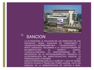 Presentación coacción y sanción | PPTX