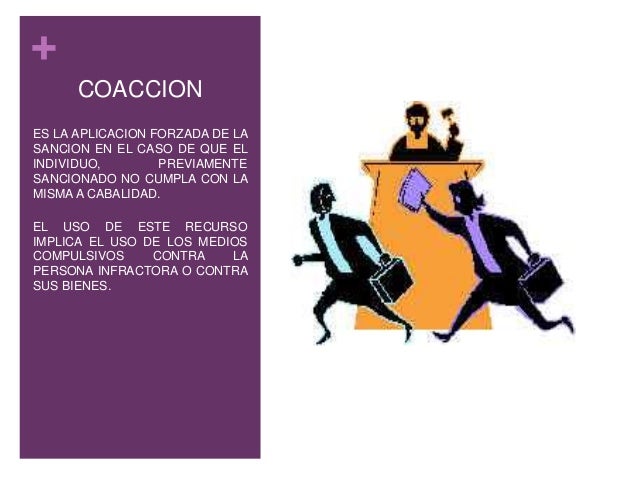 Presentación coacción y sanción