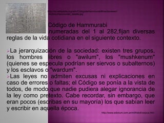 Código Hammurabi | PPTX