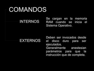 Los Comandos del interprete de Windows | ODP