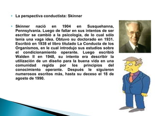 Presentacion condutismo doctorado | PPT