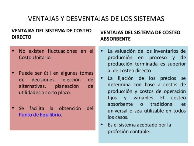 Ventajas Y Desventajas De Los Costos Fijos - Image to u Ventajas Y Desventajas De Los Costos Fijos - Image to u