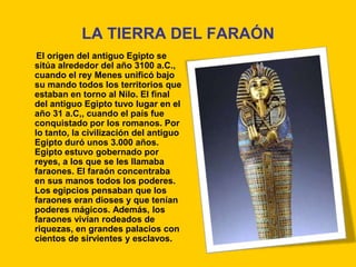 presentacion antiguo egipto | PPTX