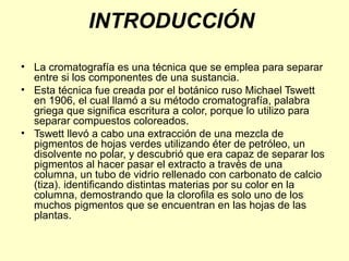 Presentacion cromatografia ambiental | PPT