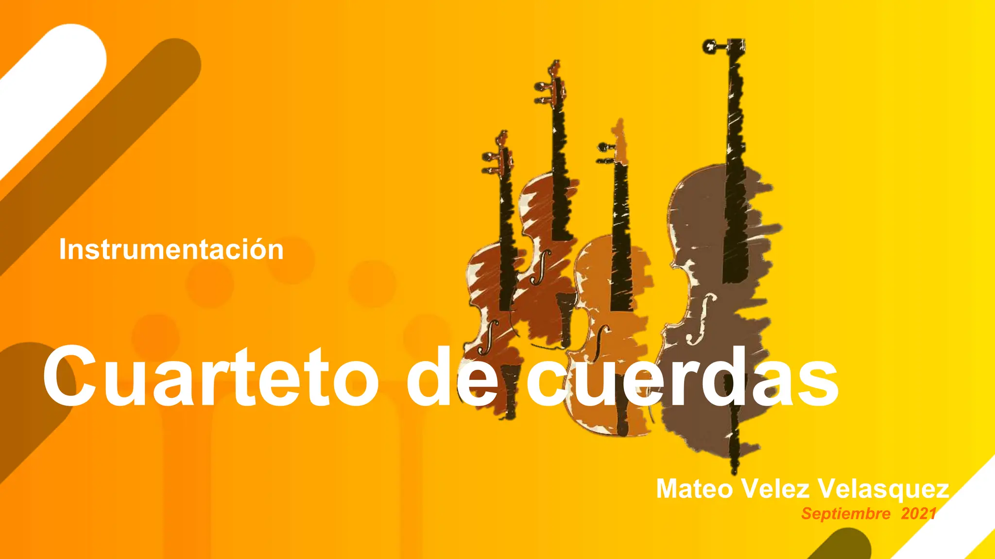 presentacion cuarteto de cuerdas - Instrumentacion | PPTX
