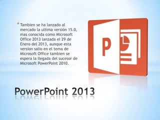 historia de Microsoft PowerPoint | PPT
