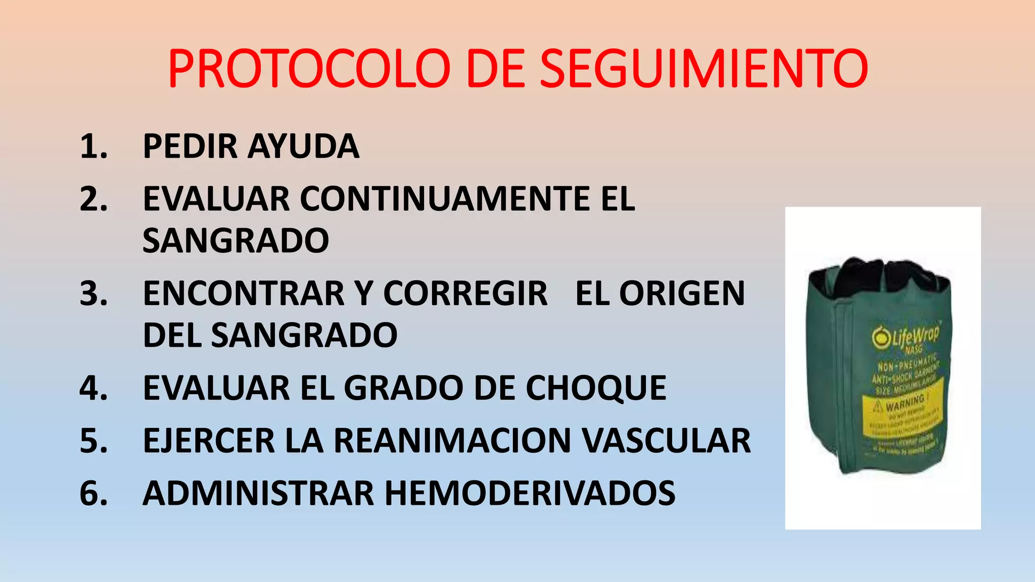 PRESENTACION DE COLOCACION DEL TRAJE ANTI SHOCK HOSPITAL .pptx
